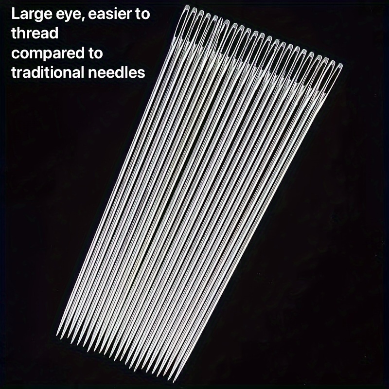 Extra-large Eye Hand Sewing Needle With Big Hole, Durable Steel ...