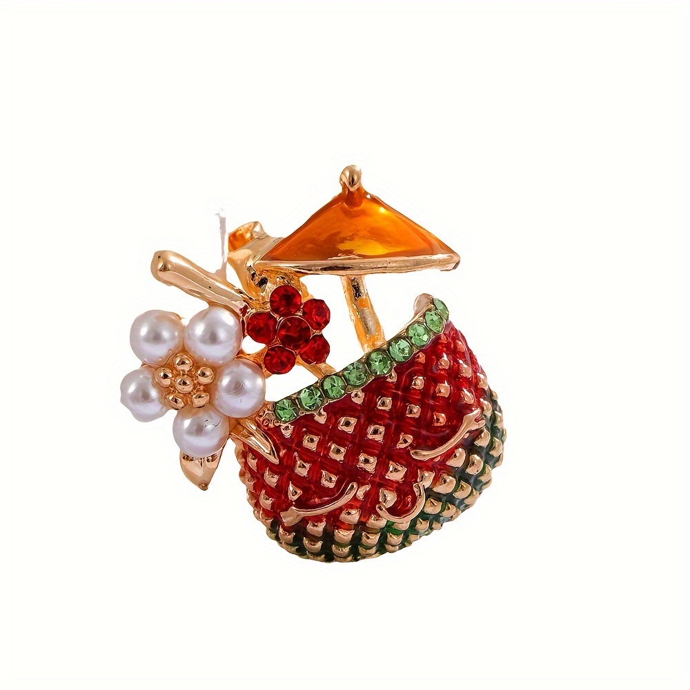 Cute Coconut Juice Small Brooch Creative Elegant Pin Clothes - Temu ...