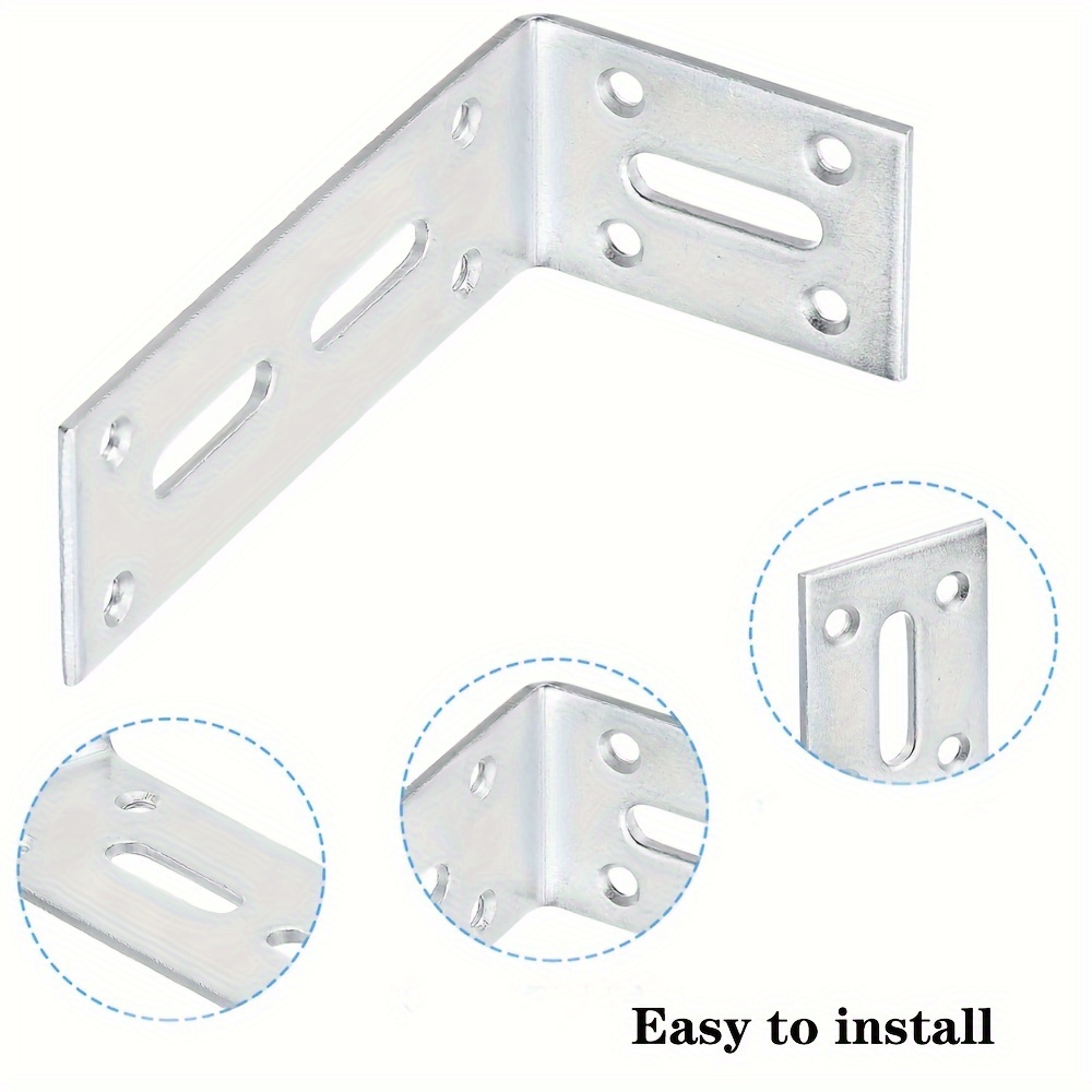 L Angle Adjustable Heavy Duty Bracket Stainless Steel Adjustable Angle ...