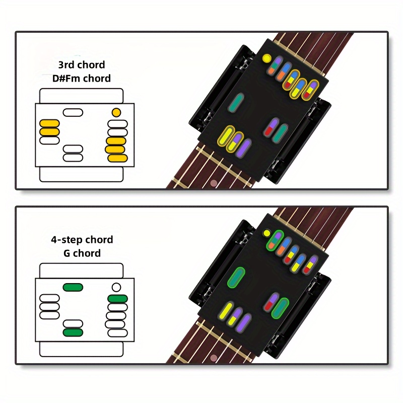 Guitar Auxiliary Chord Changer Practice Magic Ukulele Left - Temu Azerbaijan