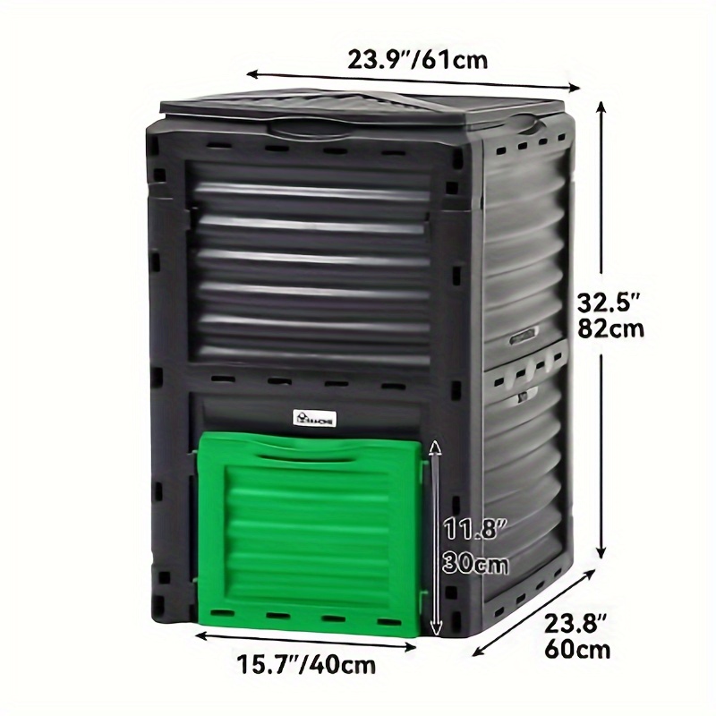 80 Gallon Outdoor Compost Bin Easy Assembly - Temu