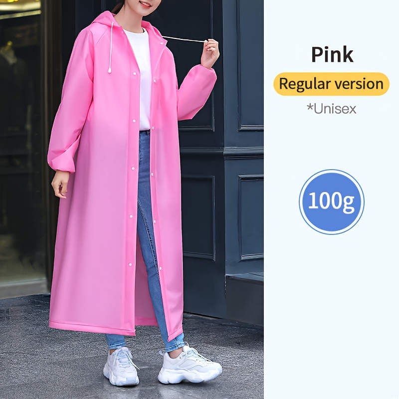 Raincoat Long Full Body Rainproof Adult Transparent Thickened Mens And ...