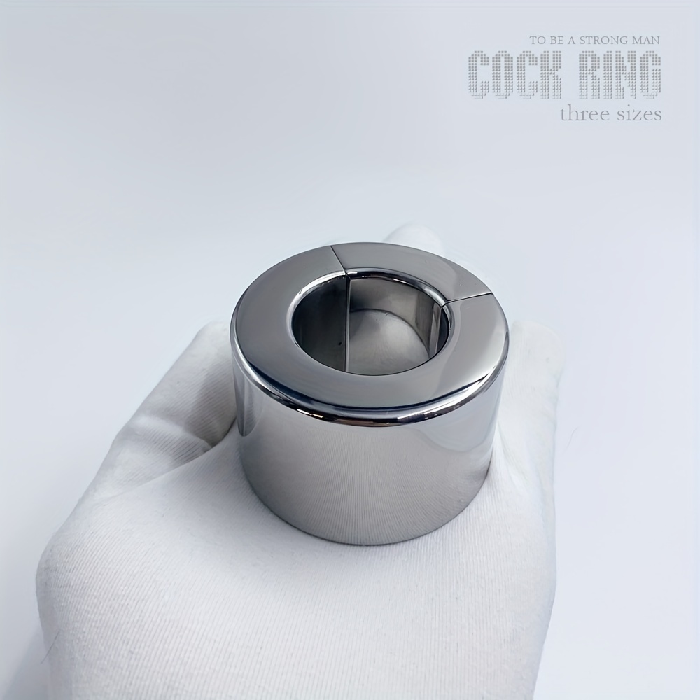 Metal Cock Ring Set: Three Sizes Strong Men Non electric - Temu