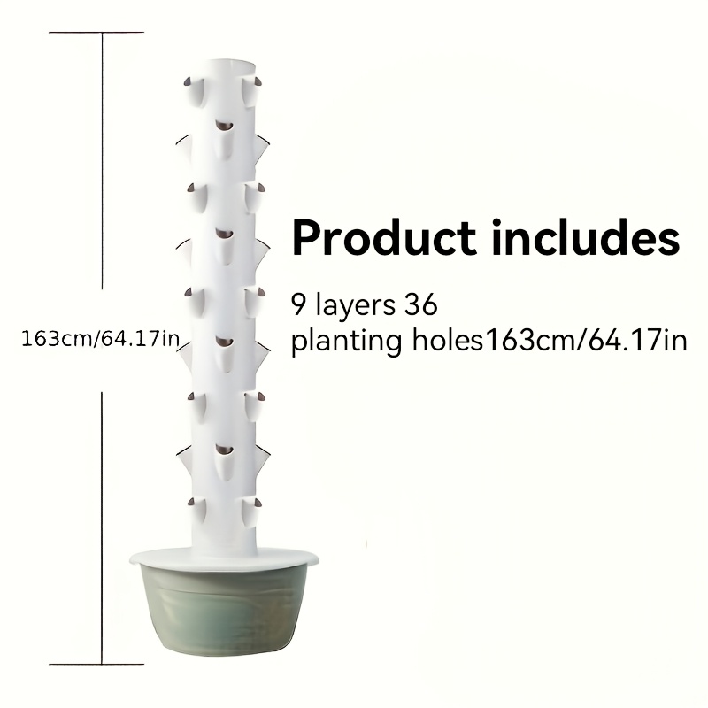 hydroponics towers sold on Temu United States