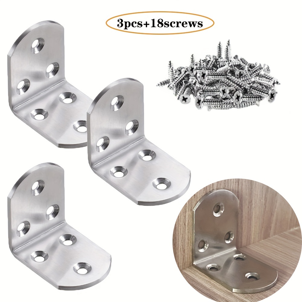 Heavy duty Stainless Steel Corner Brackets Rust resistant - Temu South ...