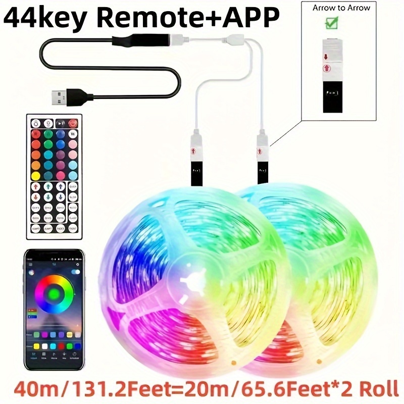 Led Strip Lights Usb Rgb 5050 Color Strip Sync Color - Temu United Kingdom