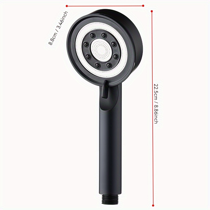 Luxurious 5 mode Adjustable Handheld Shower Head Pressurized - Temu