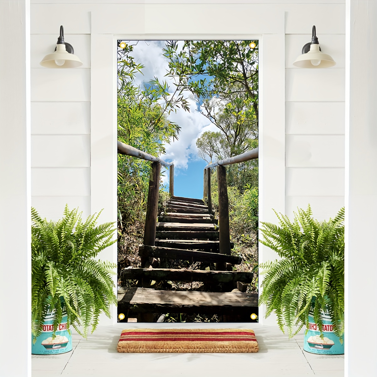 cover banner murals door decals stair - Temu Australia