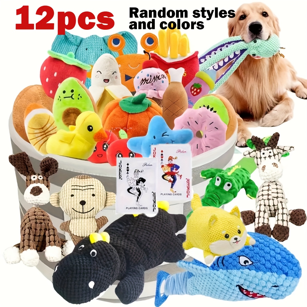 dog toys sold on Temu Canada