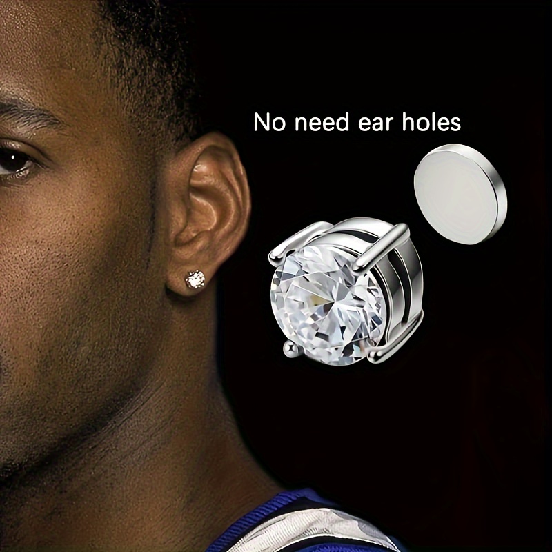 magnetic earrings men sold on Temu United States