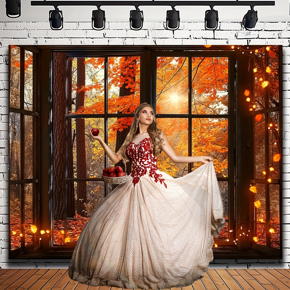 autumn window scenery backdrop feet fall season - Temu Denmark