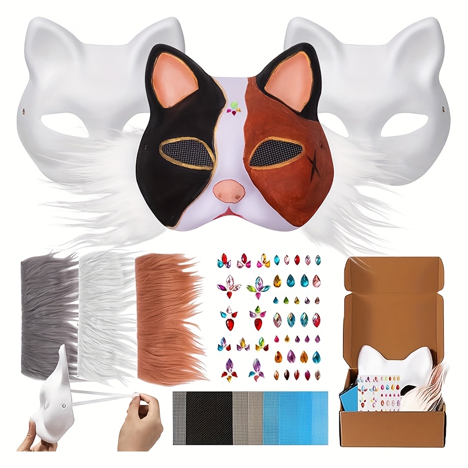 mask therian fox sold on Temu United States