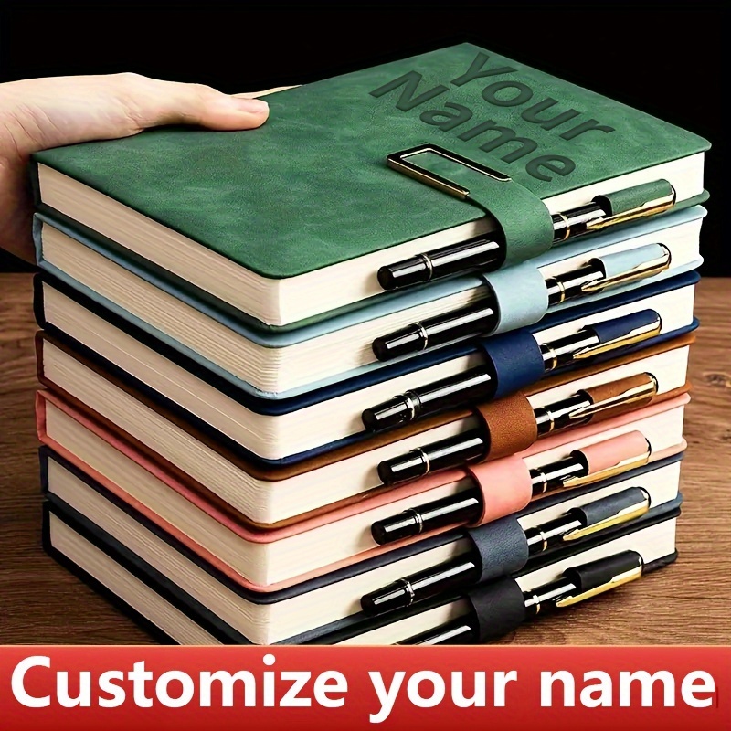 personalized notebooks sold on Temu Canada