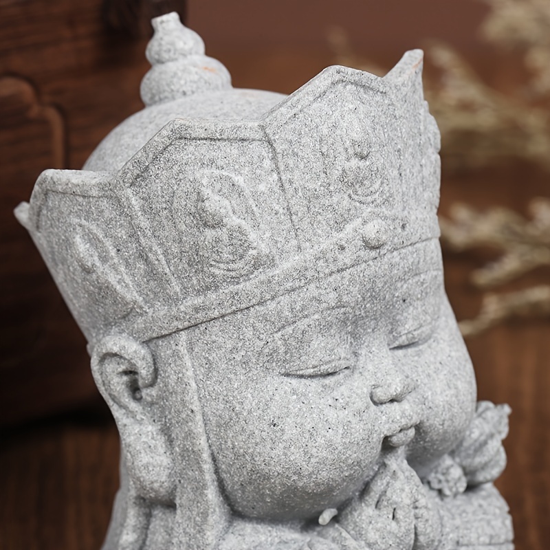 Miniature Stone Buddha Statues, Chinese Theme, Decorative Simulated ...