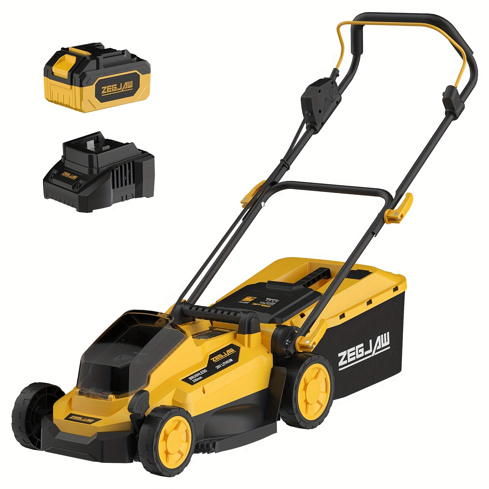 lawn mowers sold on Temu United States
