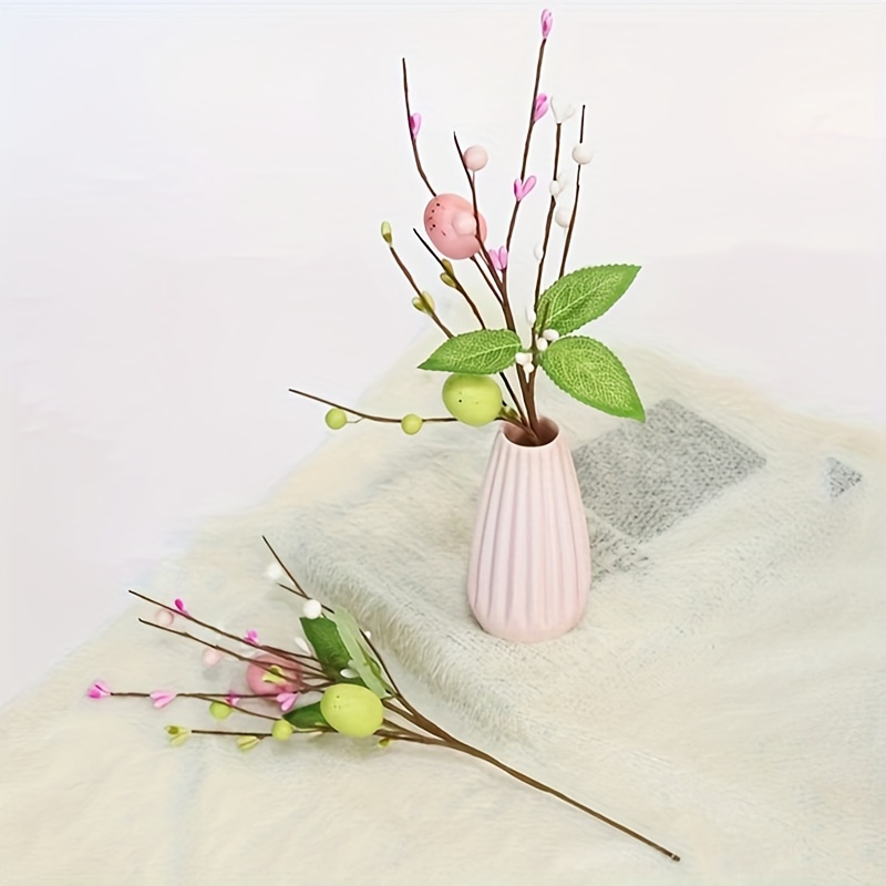 2pcs Artificial Easter Stems Colorful Easter Berry Picks Berry Stems ... 2pcs Artificial Easter Stems Colorful Easter Berry Picks Berry Stems ...