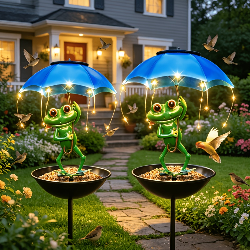 frog garden decor sold on Temu United States