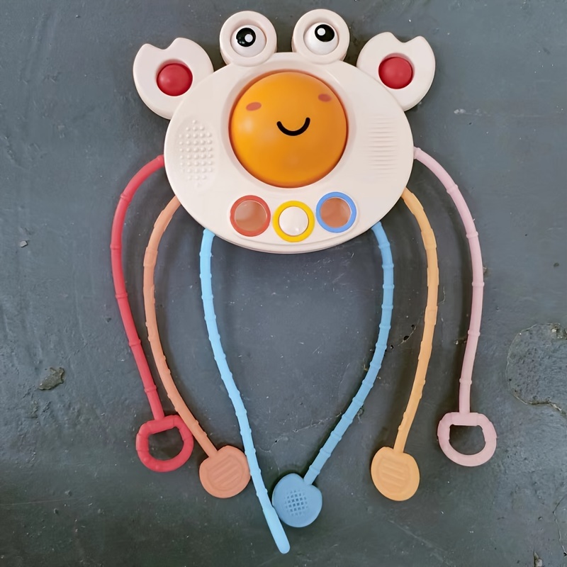 Crab Toy Montessori Sensory Development Educational Toy Pull - Temu New ...