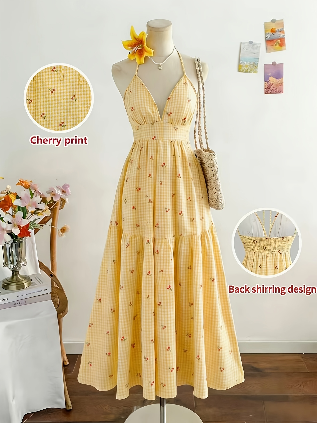 aesthetic dress sold on Temu United States