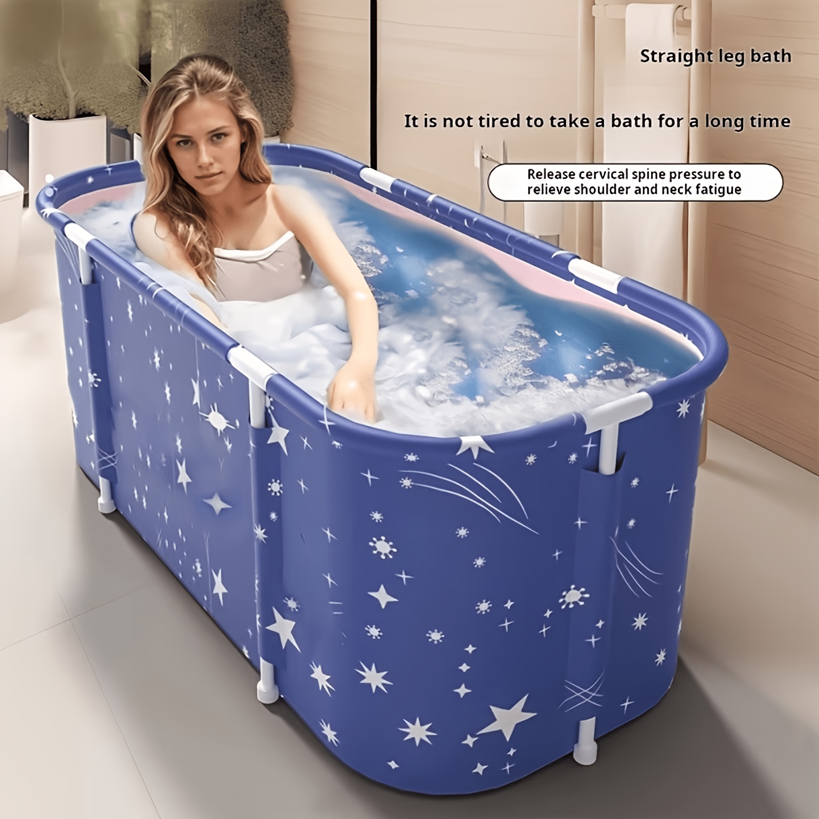 portable bath tub sold on Temu United States
