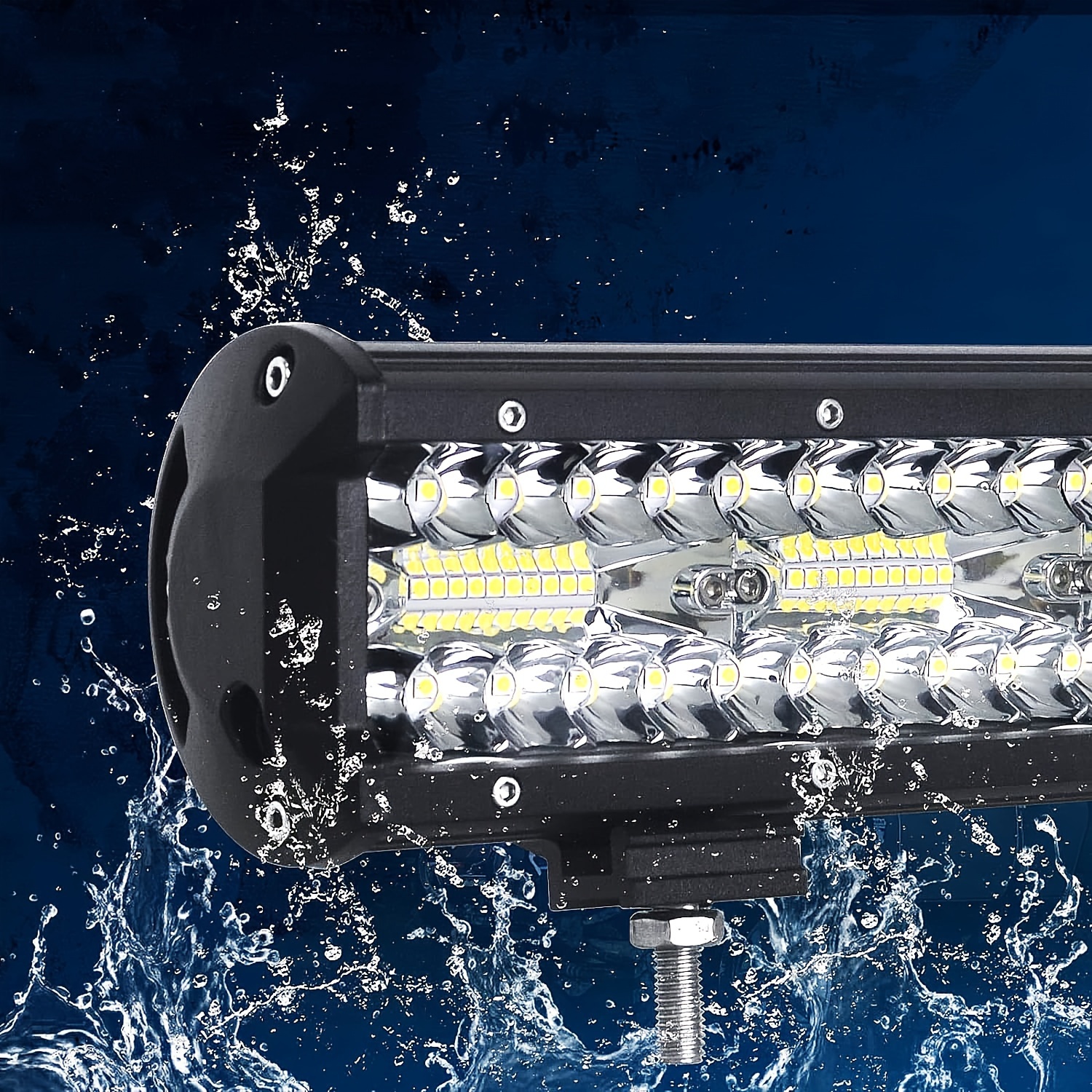 20-inch Led Light Bar For Motor Vehicles, Mixed Spot Flood Combo Work ...