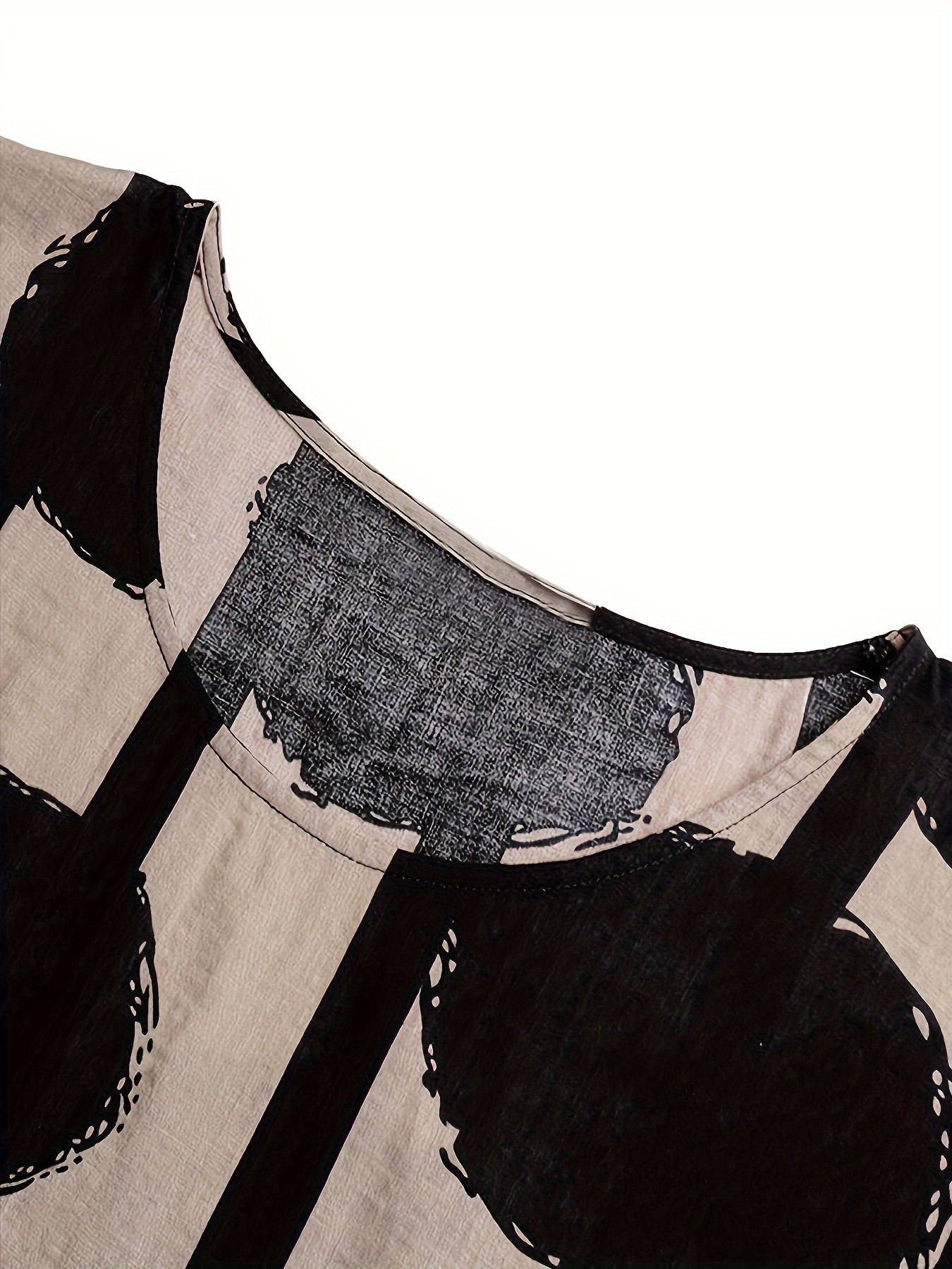 Plus Size Casual Dress Women's Plus Dot Stripe Print Short - Temu