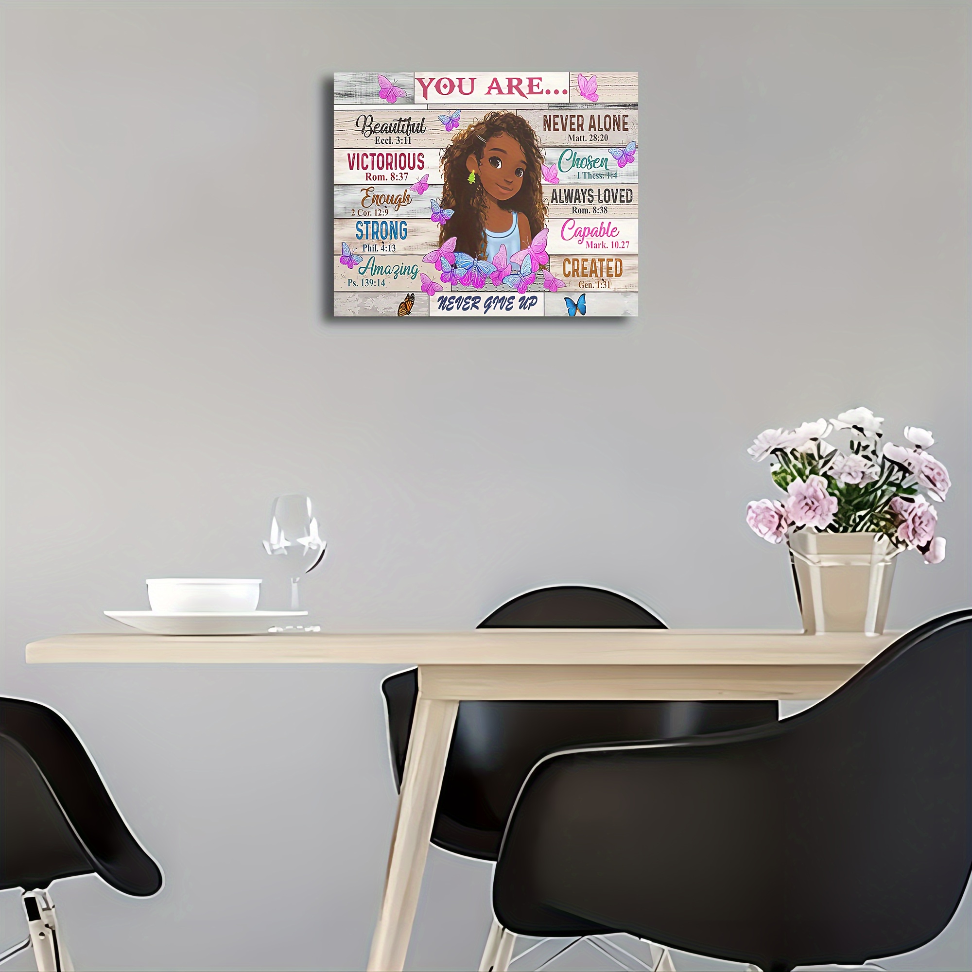 Vibrant African American Queen Canvas Art Empowering Wall - Temu