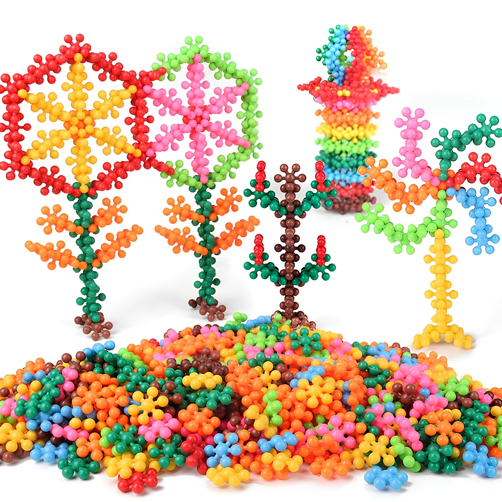 snowflakes building blocks sold on Temu United States