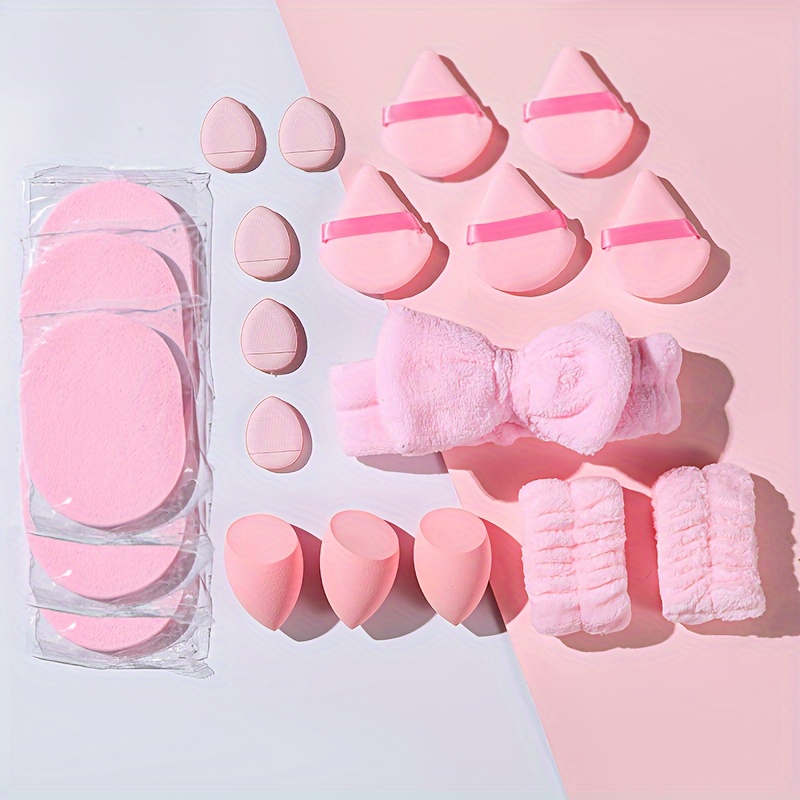 Powder Puff Makeup Puff Pure Cotton Powder Velour Face Ultra - Temu Canada