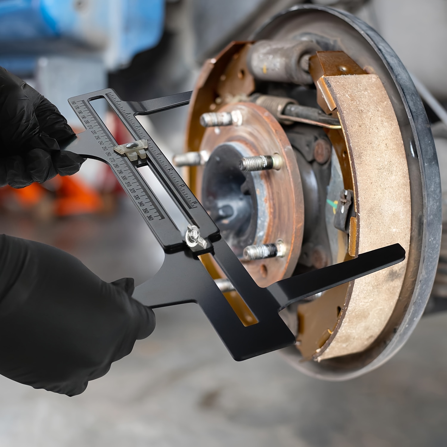 brake measuring tool drum brakes: dual scale combination - Temu