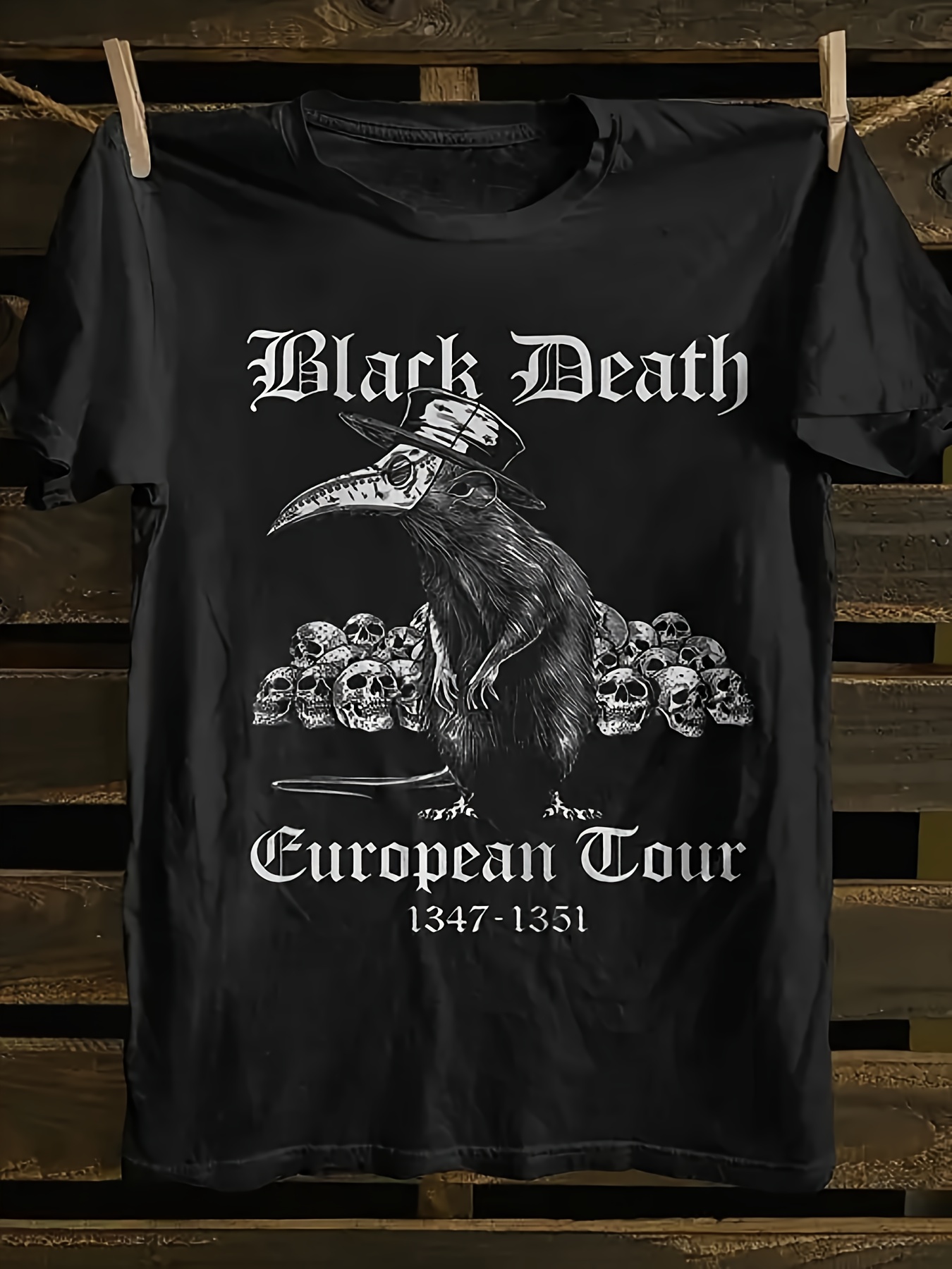 skull t shirts sold on Temu United States