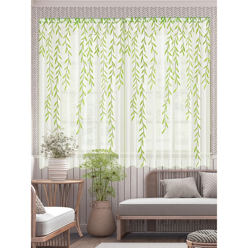 green curtain sold on Temu United States