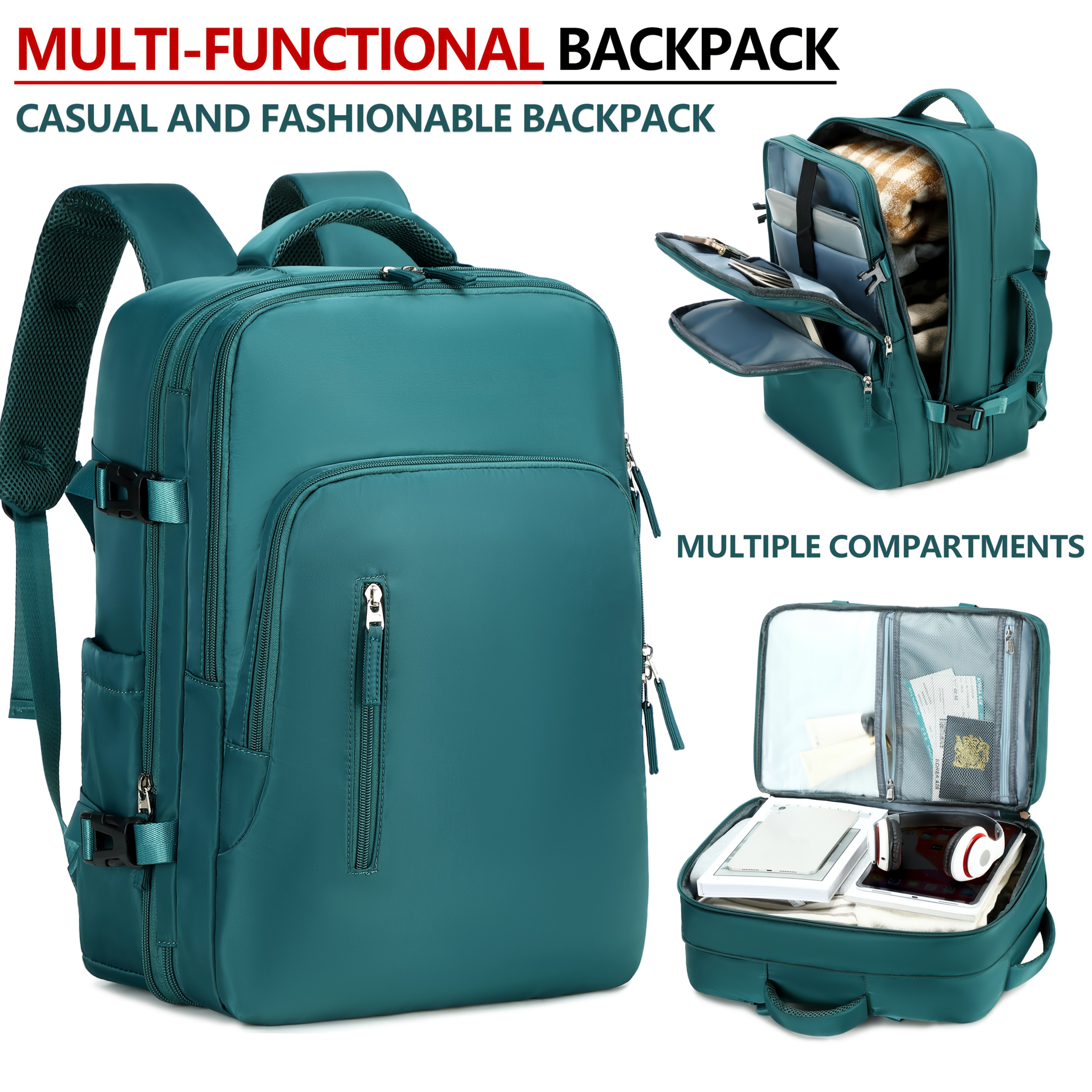 travel backpacks sold on Temu United States