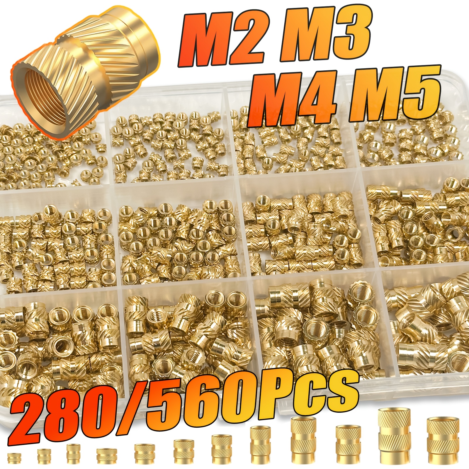 threaded inserts sold on Temu Australia