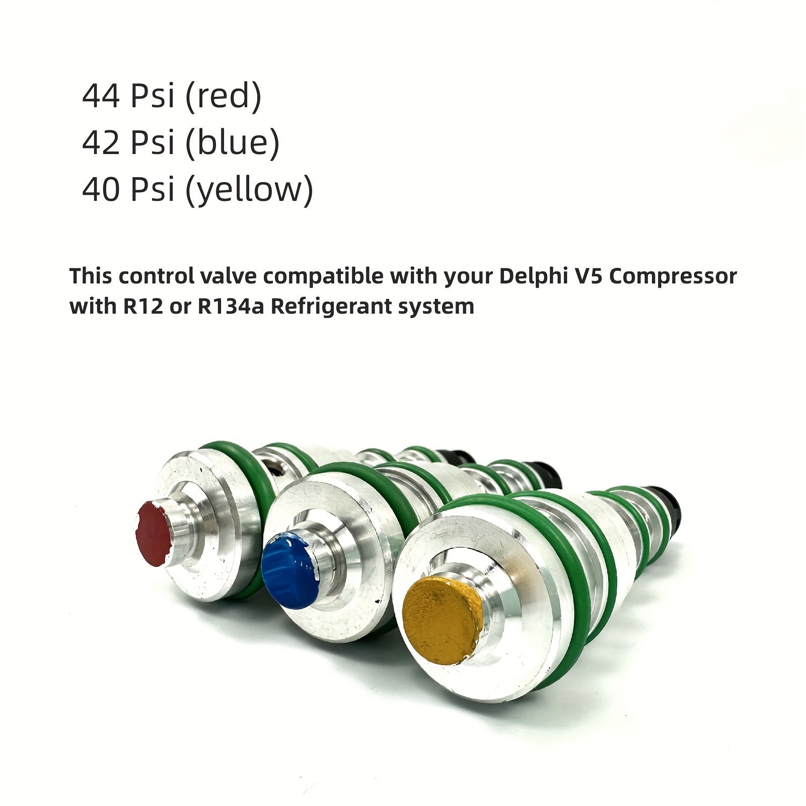 Compact Design Solenoid V5 Compressor Control Valve 40 42 44 Psi Yellow ...