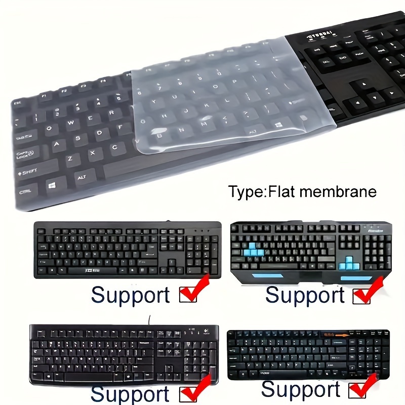 1pc Minimalist Computer Universal Keyboard Film, Dust-proof, Scratch ...