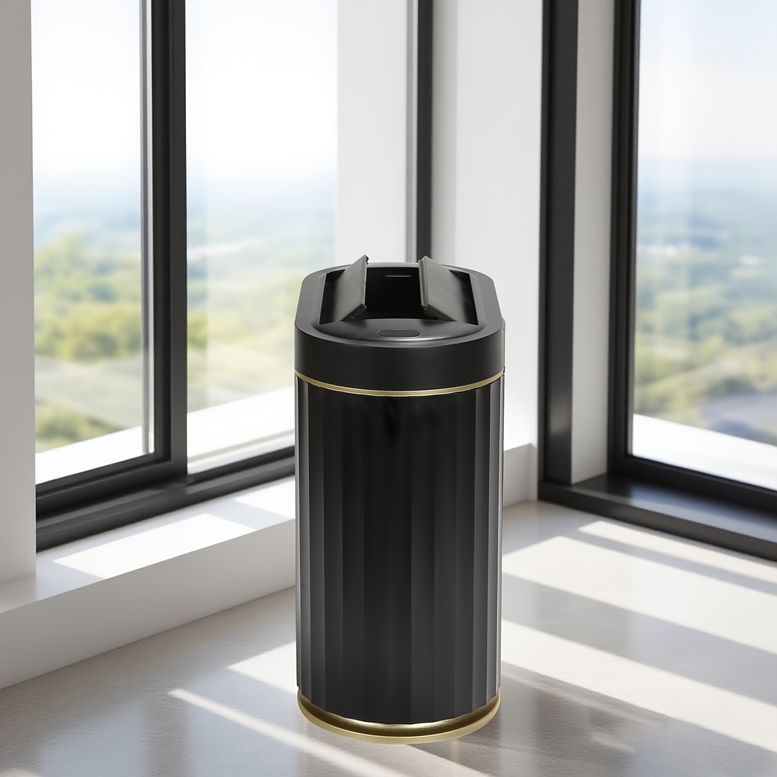 automatic trash can sold on Temu United States