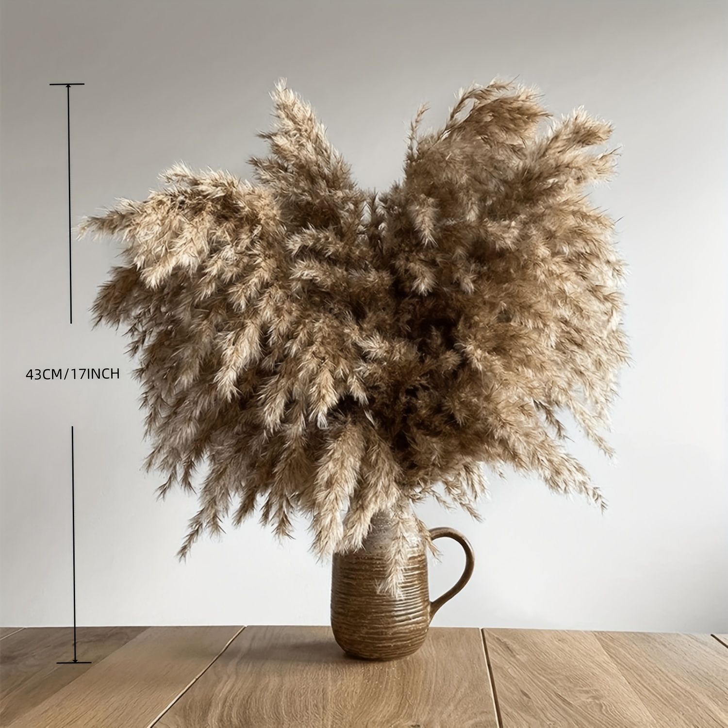 Fluffy Pampas Grass Dried Flower Bouquet Boho Home Table - Temu United ...