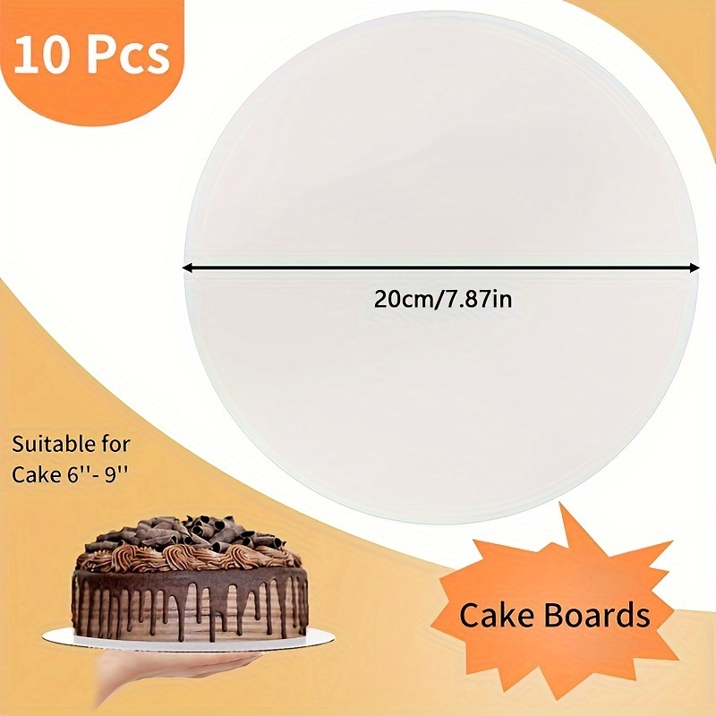 White Cake Boards Disposable Paper Cake Base Waterproof - Temu United ...