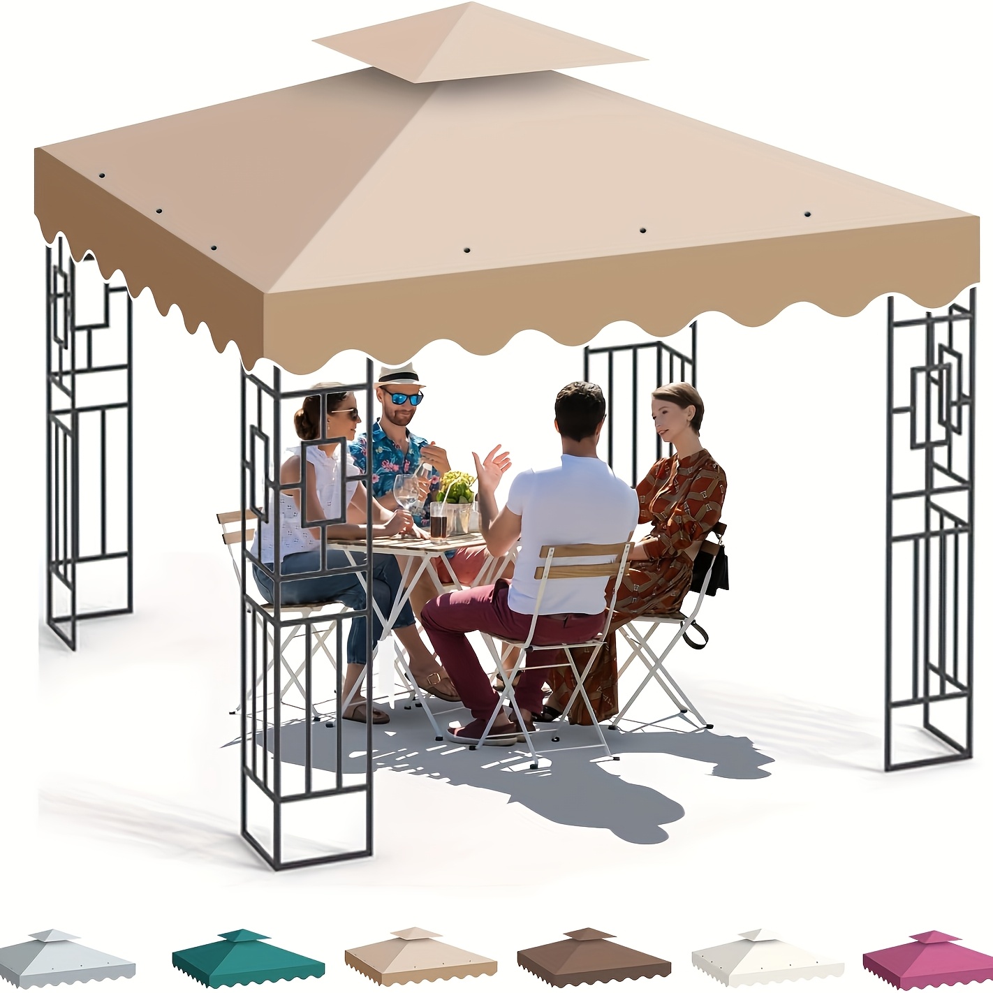 gazebo replacement canopy sold on Temu United States