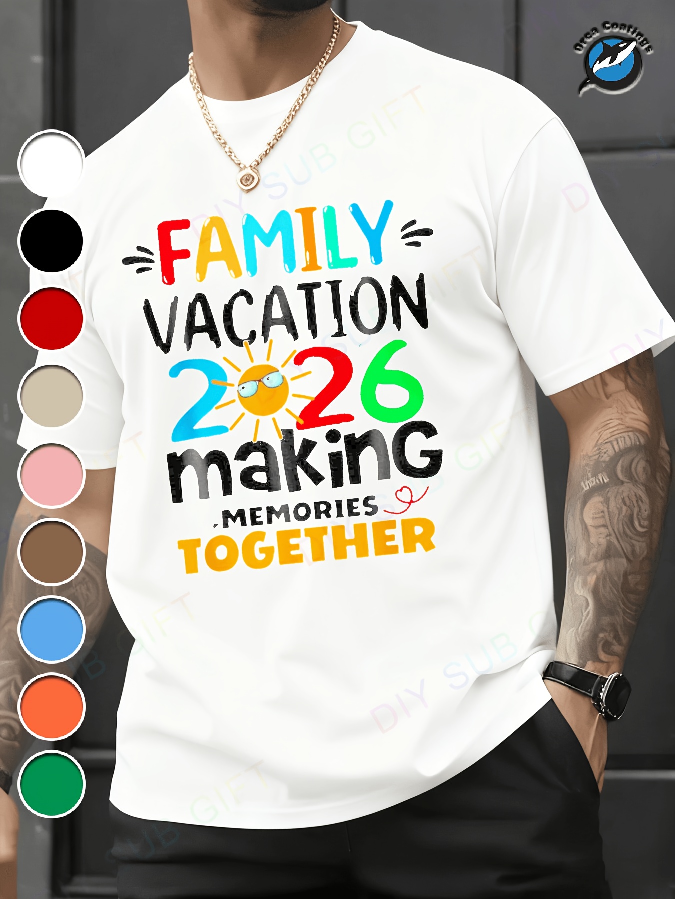 family tshirts sold on Temu United States
