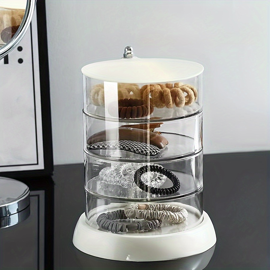 Multifunctional Jewelry Storage Box Rotating Multi layer - Temu Canada