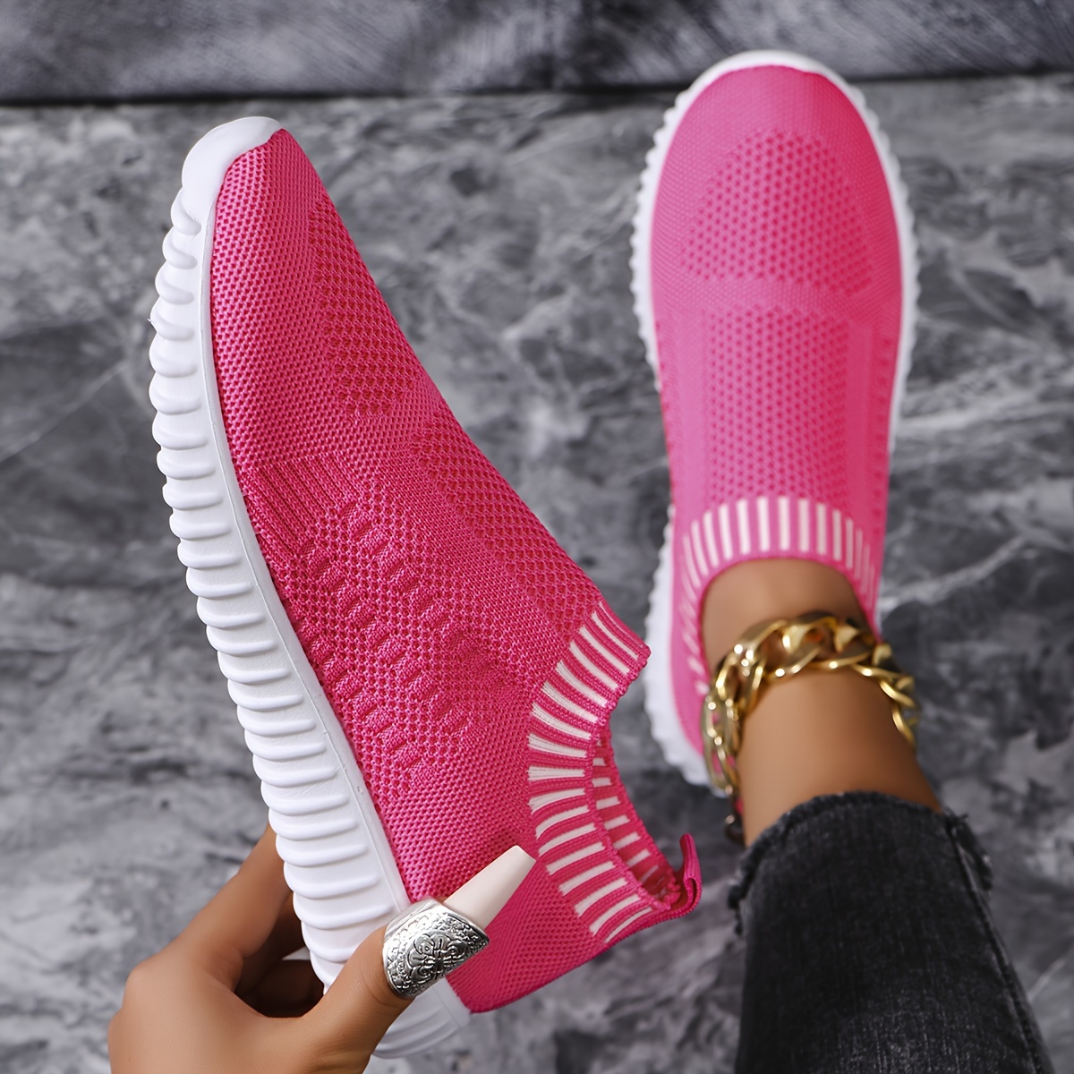 Walking Shoes Women s Casual Solid Color Comfortable - Temu Canada