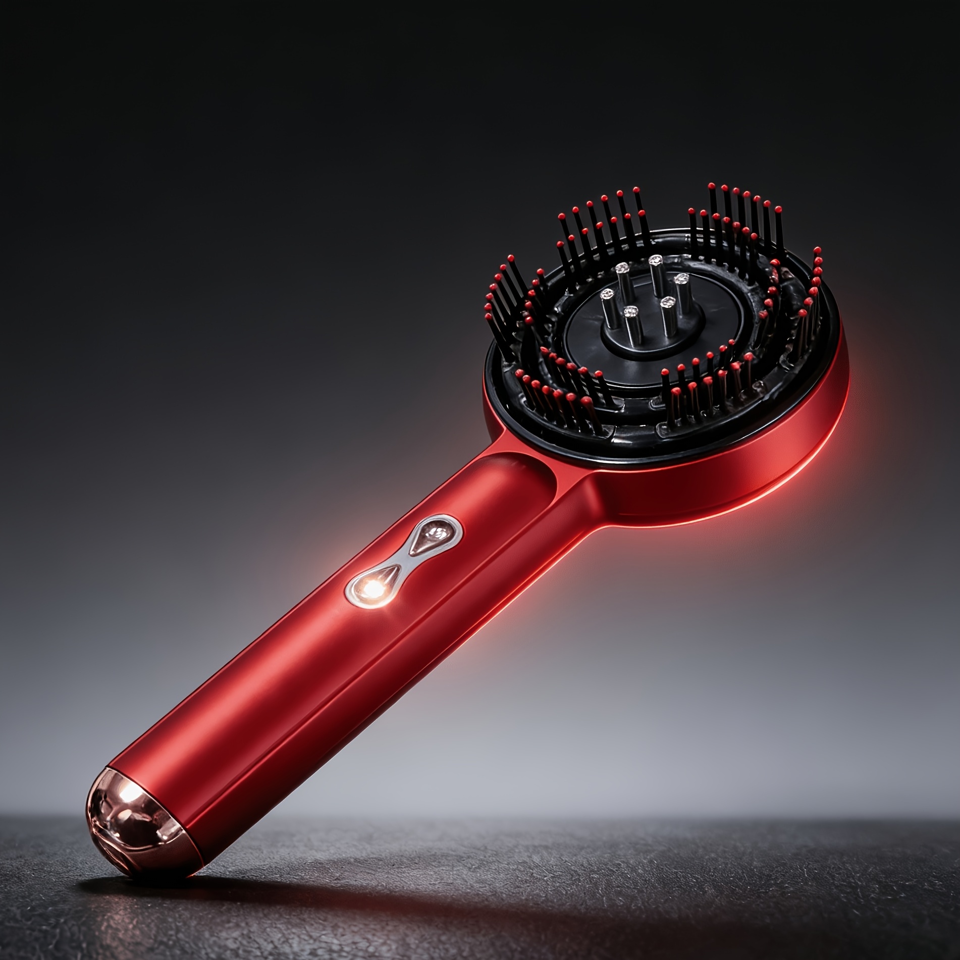 electric scalp massager with red light sold on Temu United States