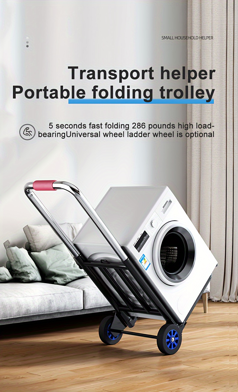 Folding Trolleys Home Hauling Trailers Shopping. Grocery - Temu