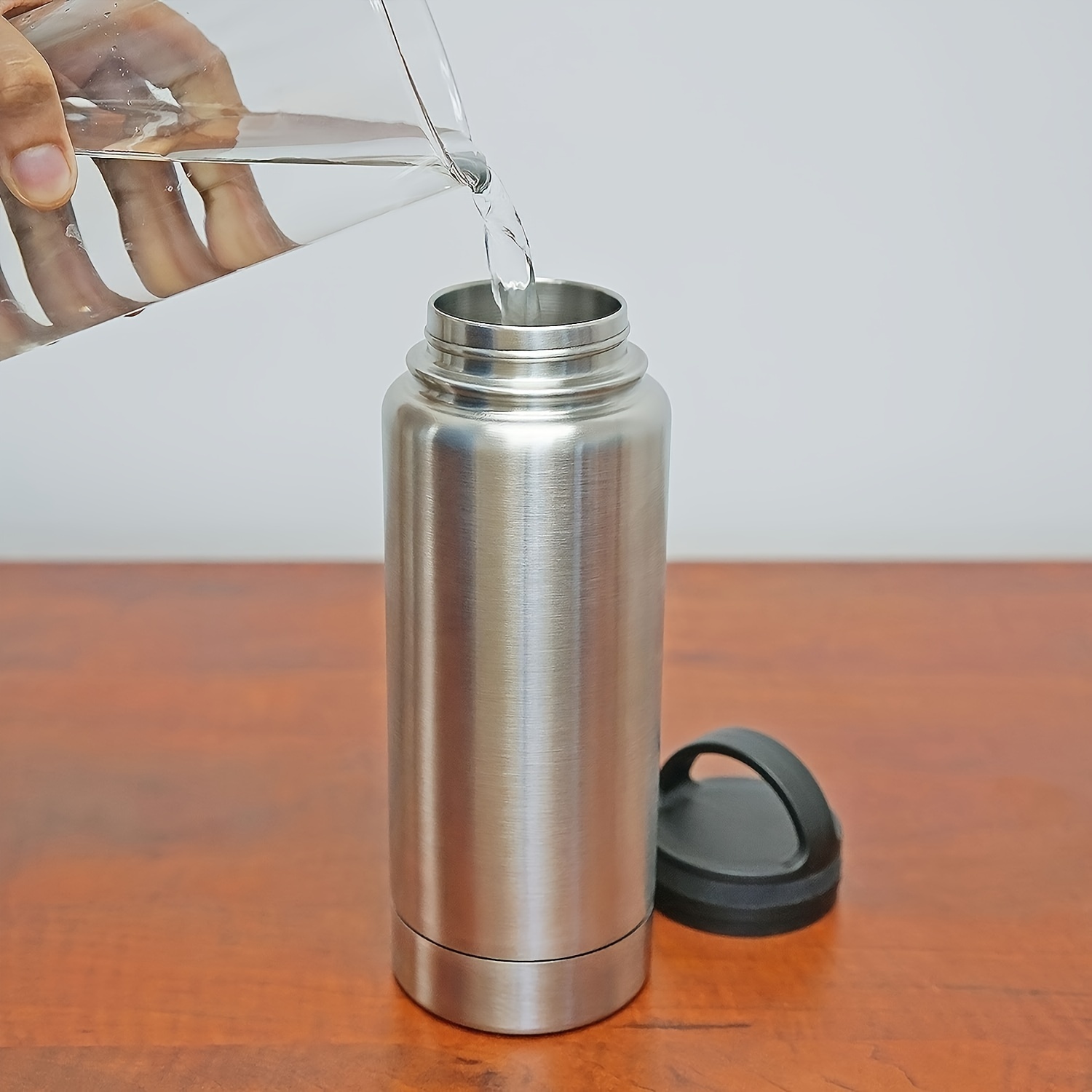 Боца за воду од нерђајућег челика са скривеним складиштем Temu