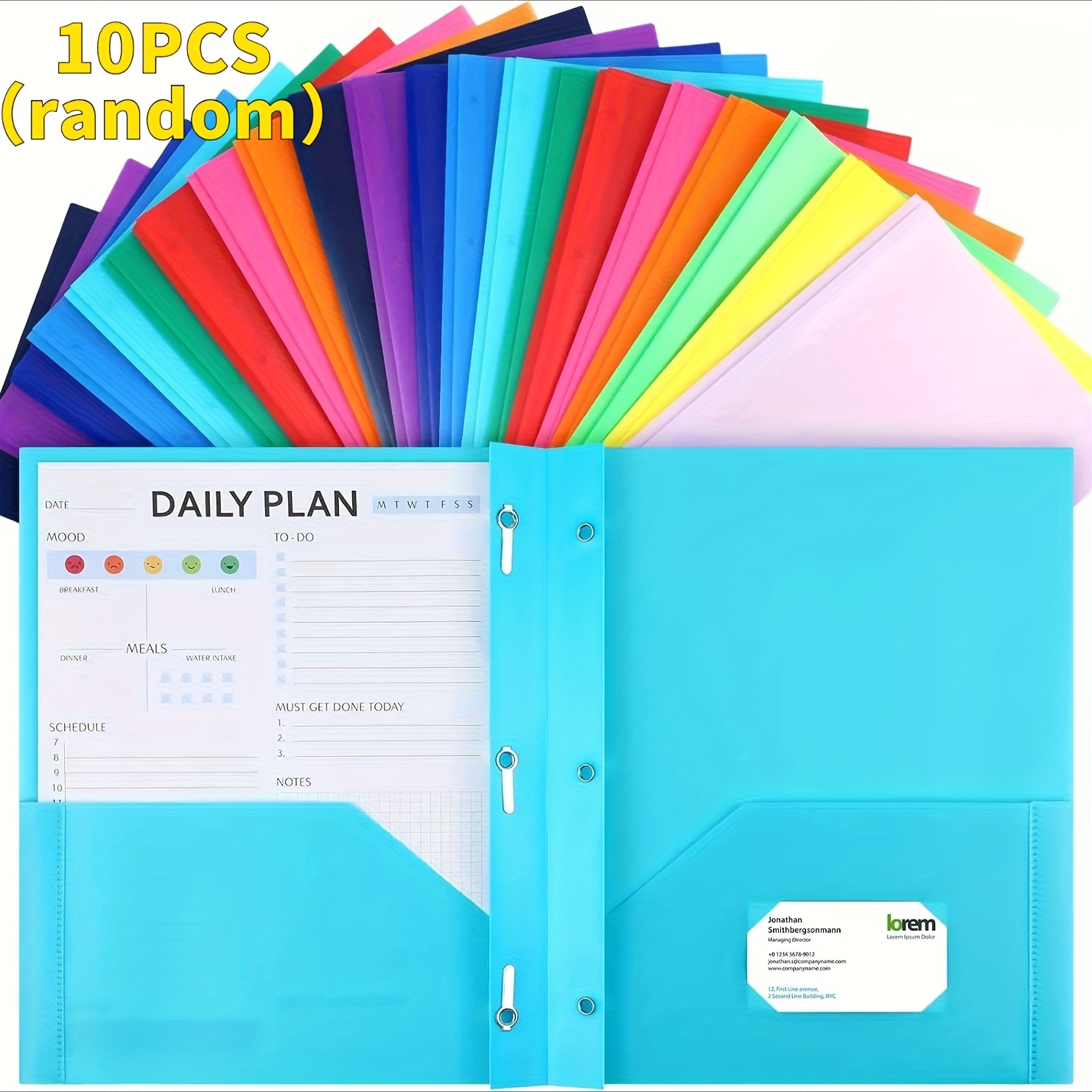 hard plastic folder sold on Temu Philippines