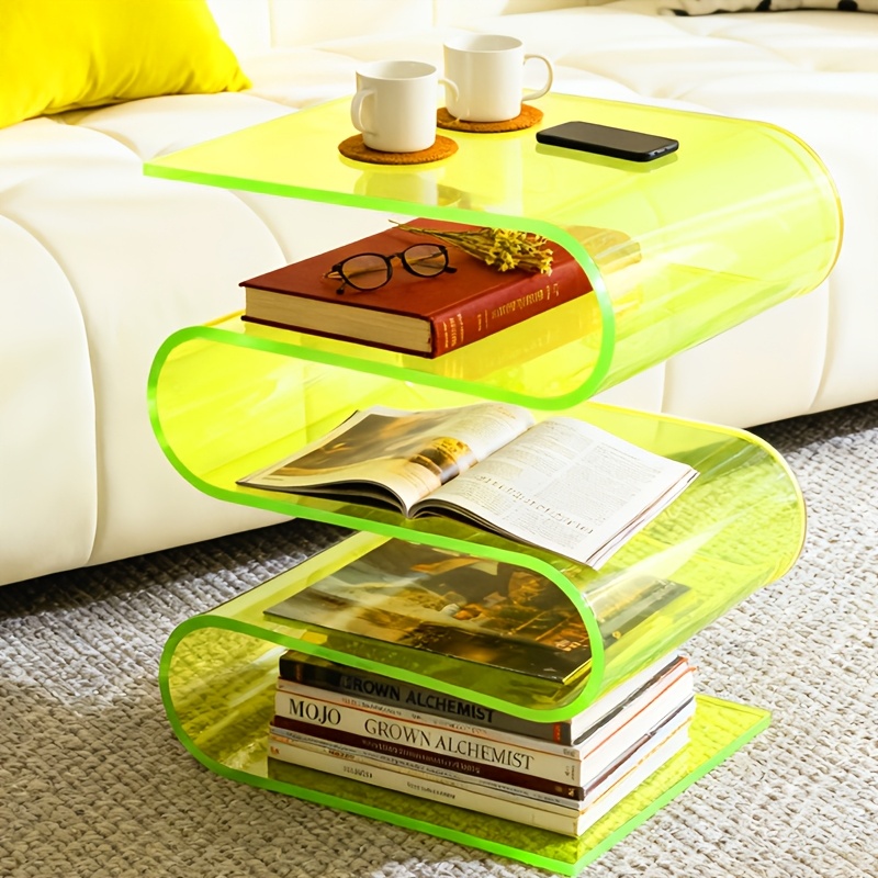 acrylic side tables sold on Temu United States
