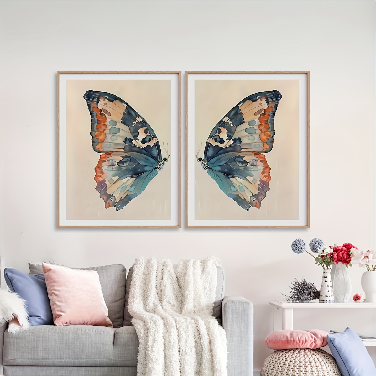boho art wall decor sold on Temu United States