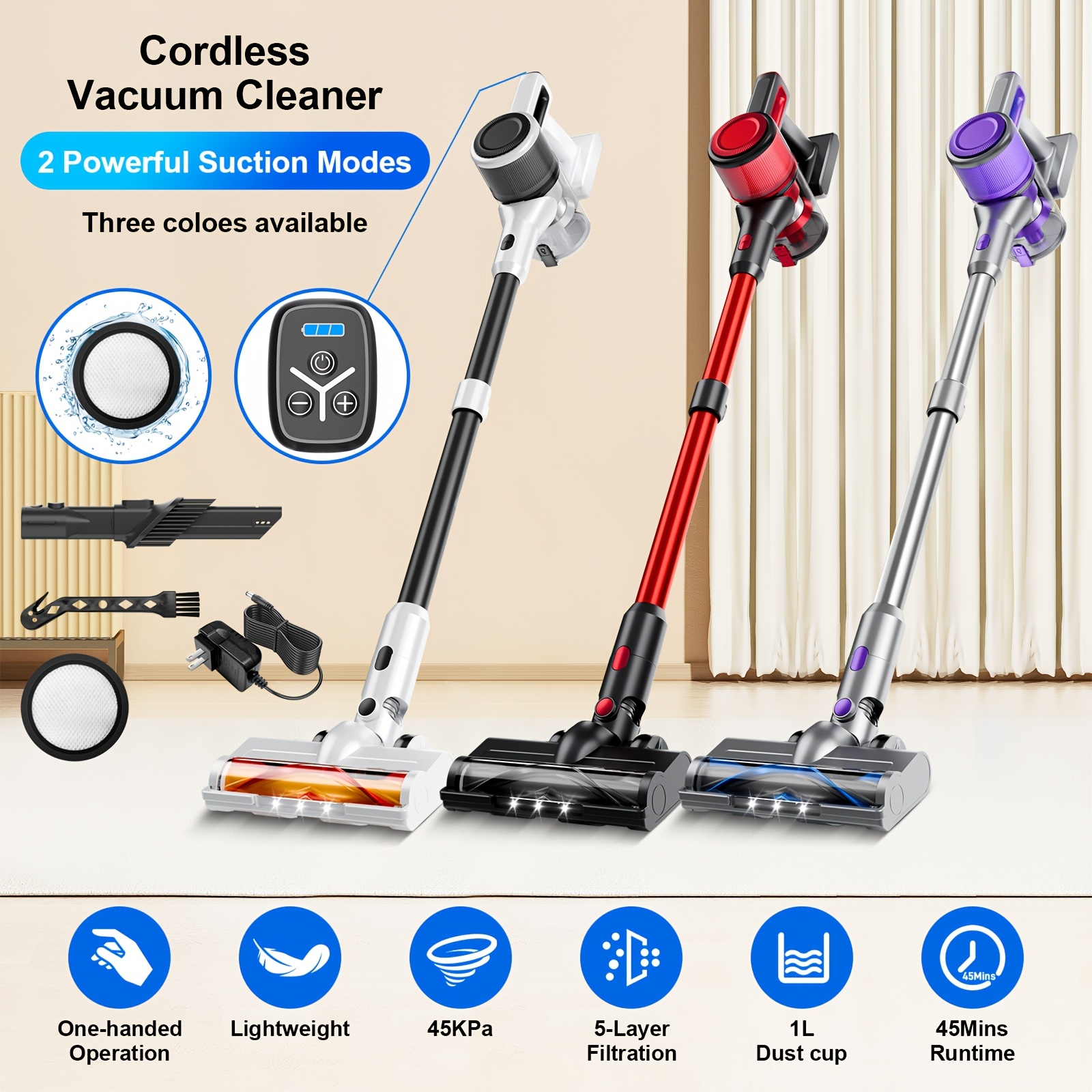 vacuum cleaner sold on Temu United States